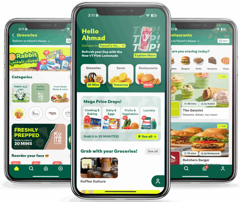 Rabbit - the leading MENA 20 minutes delivery company